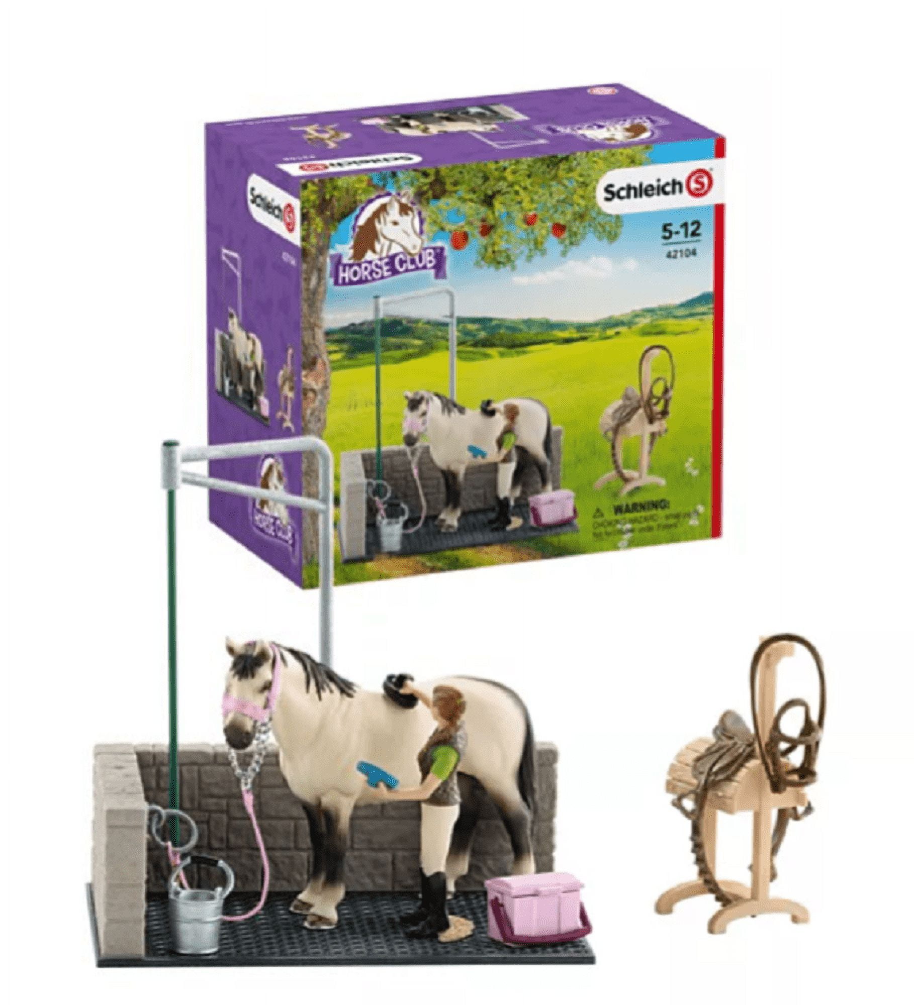 Schleich Horse Club, Horse Gifts for Girls and Boys, Horse Wash Area ...