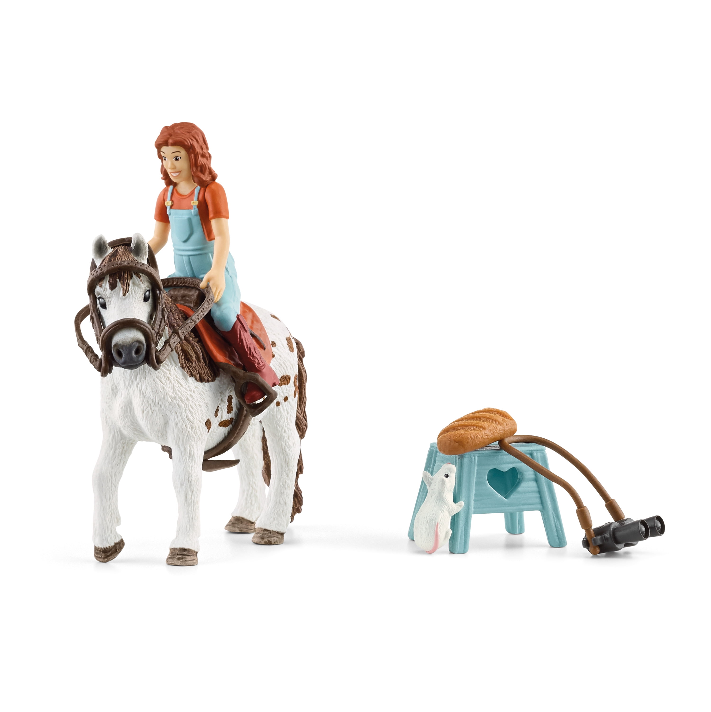 Schleich - Horse Club: Lakeside Mia & Spotty, Horse & Cowgirl Toy ...
