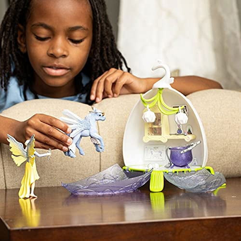 Schleich - Bayala: Magical Vet Blossom Playset with Fairy Sera ...