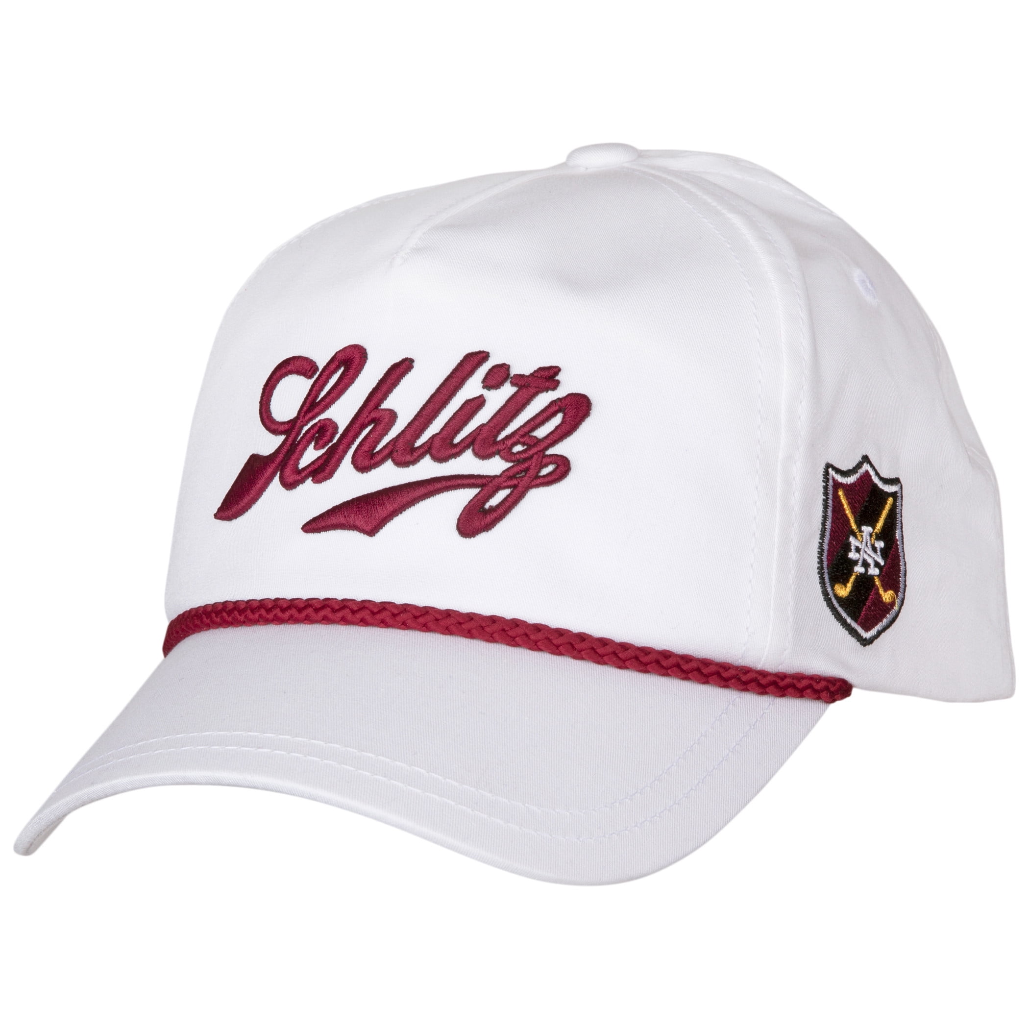 Schlitz Beer Rope Brimmed Adjustable Snapback Hat - Walmart.com