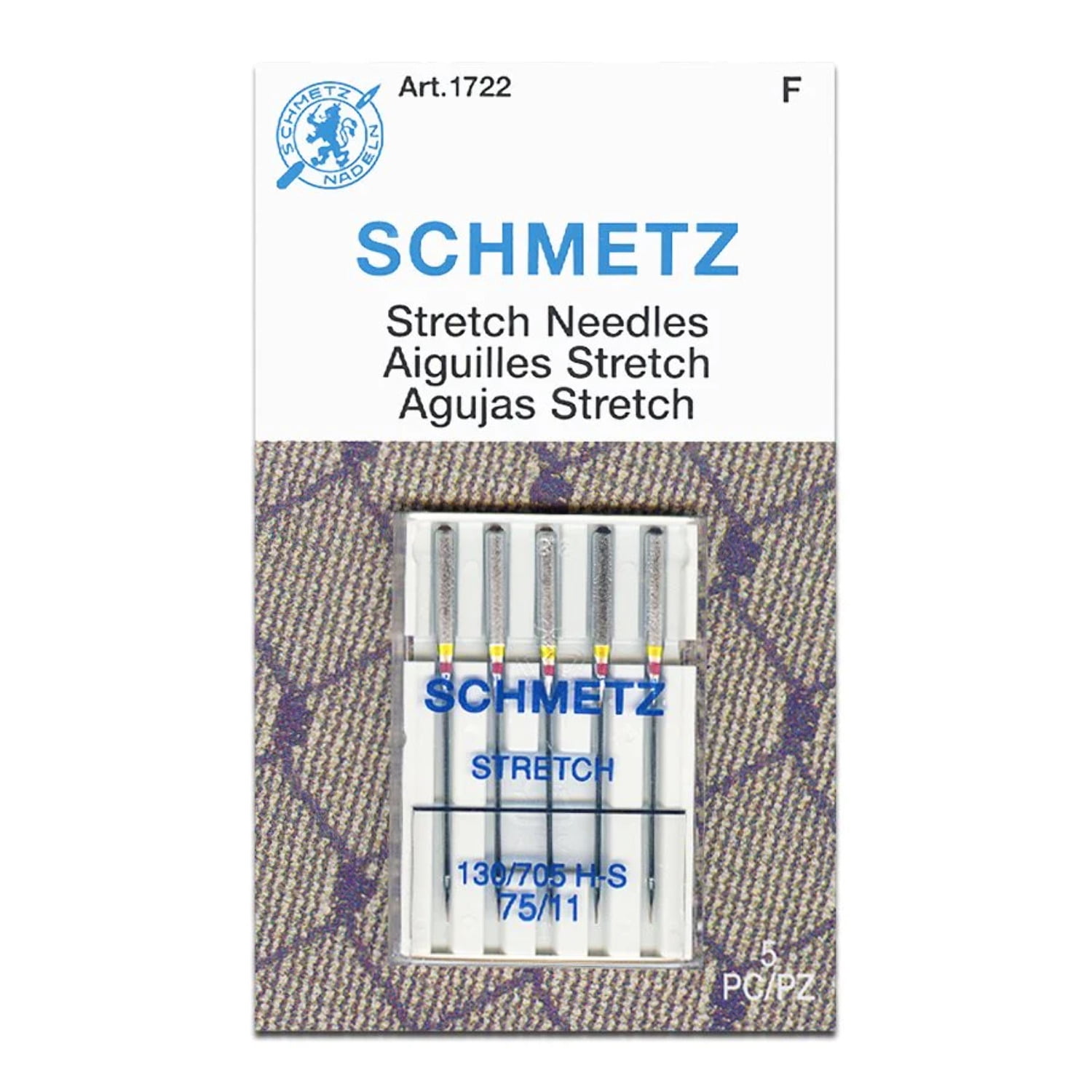 Schmetz Needle Stretch Size 75/11 (Pack Of 5) - Walmart.com