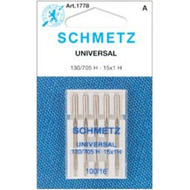 Schmetz Size 100/16 Universal Machine Needles, 5 Count - Walmart.com