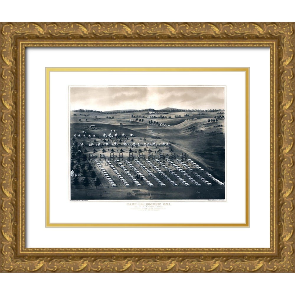 Schmidt 24x19 Gold Ornate Wood Framed with Double Matting Museum Art ...