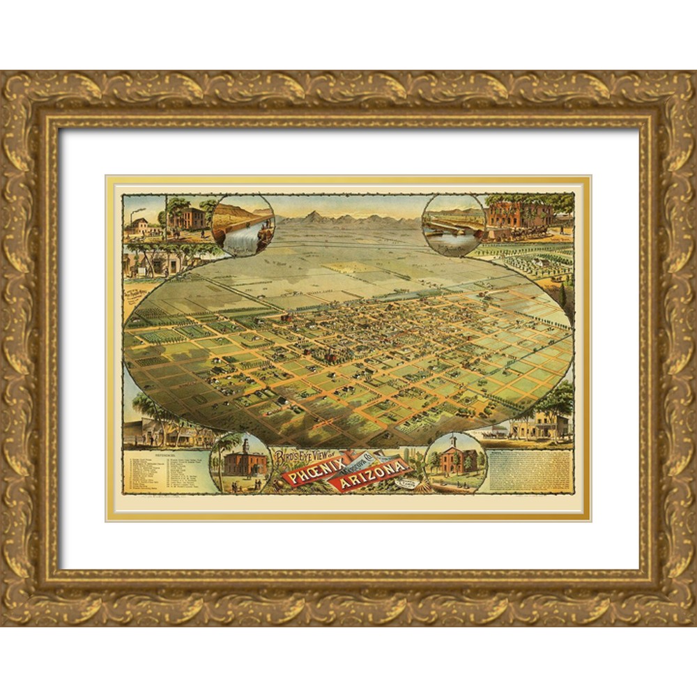 Schmidt 32x24 Gold Ornate Wood Framed with Double Matting Museum Art ...