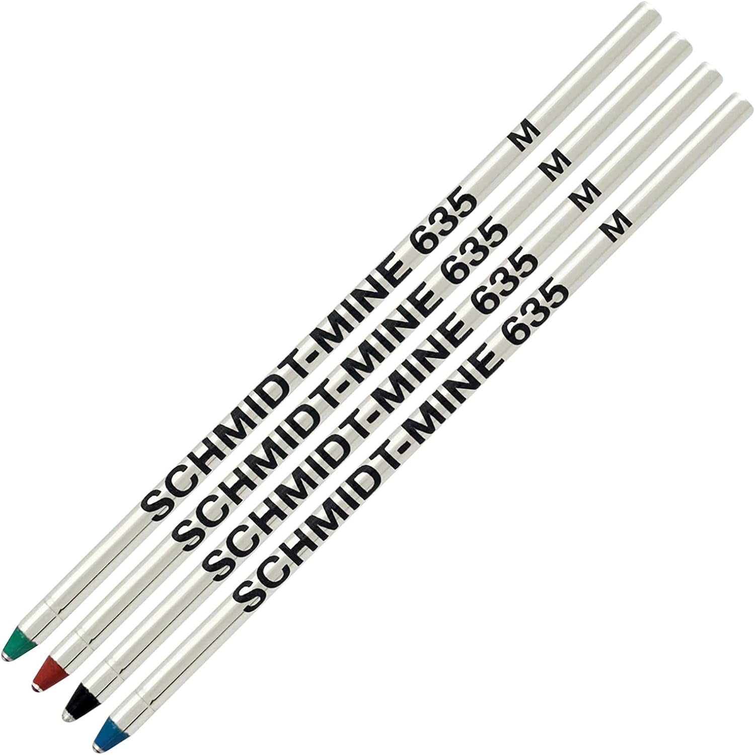 Schmidt 635 D1 Mine Ballpoint Refill - Black, Blue, Green, Red Ink ...