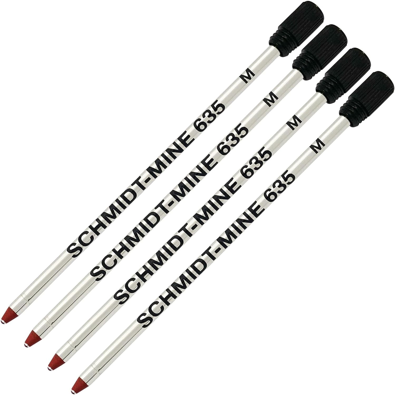 Schmidt 635 D1 Mine Ballpoint Refill - Red Ink - Medium Tip 0.7mm ...
