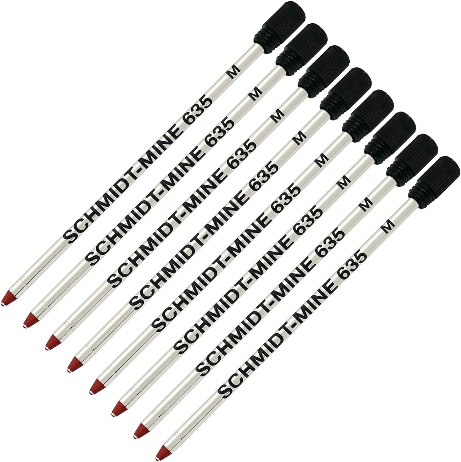 Schmidt 635 D1 Mine Ballpoint Refill - Red Ink - Medium Tip 0.7mm ...