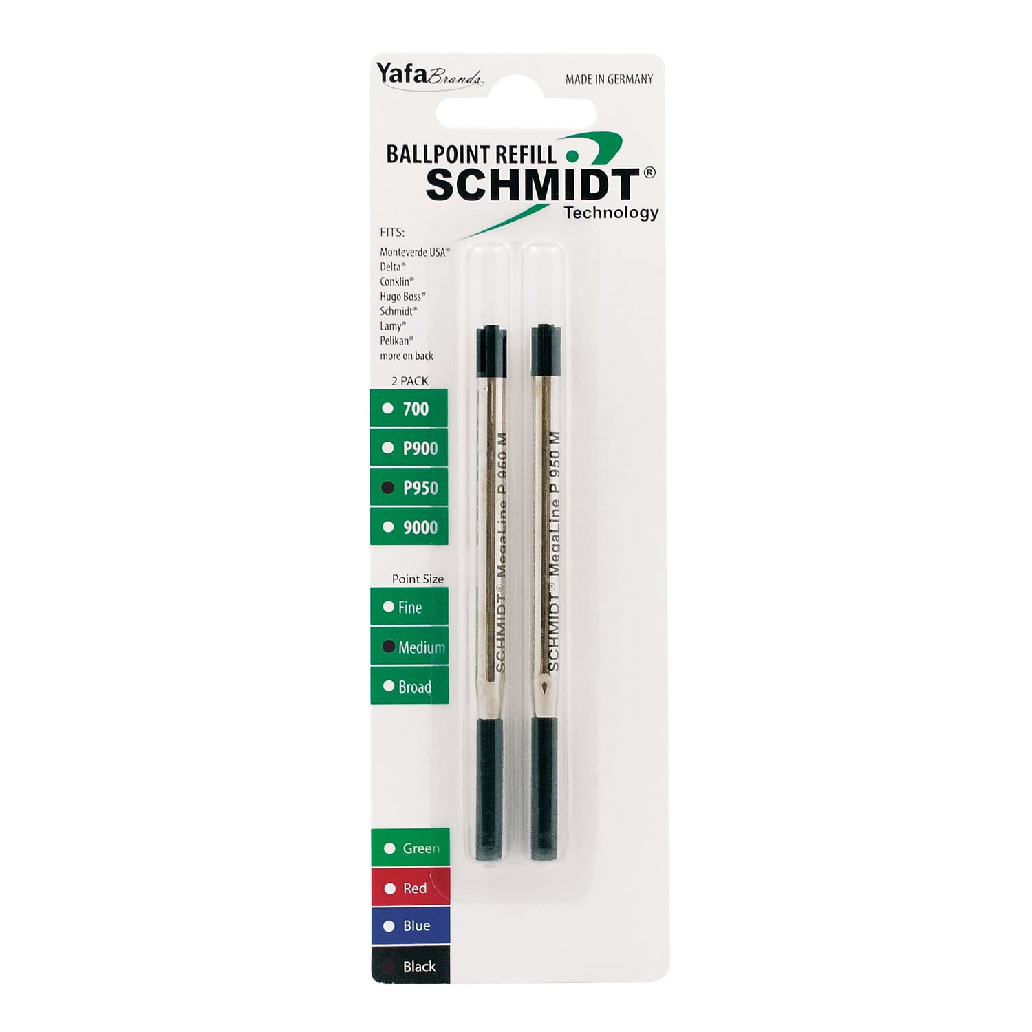 Schmidt Ink Schmidt P950 Megaline Pressurized Ballpoint Refill fits ...