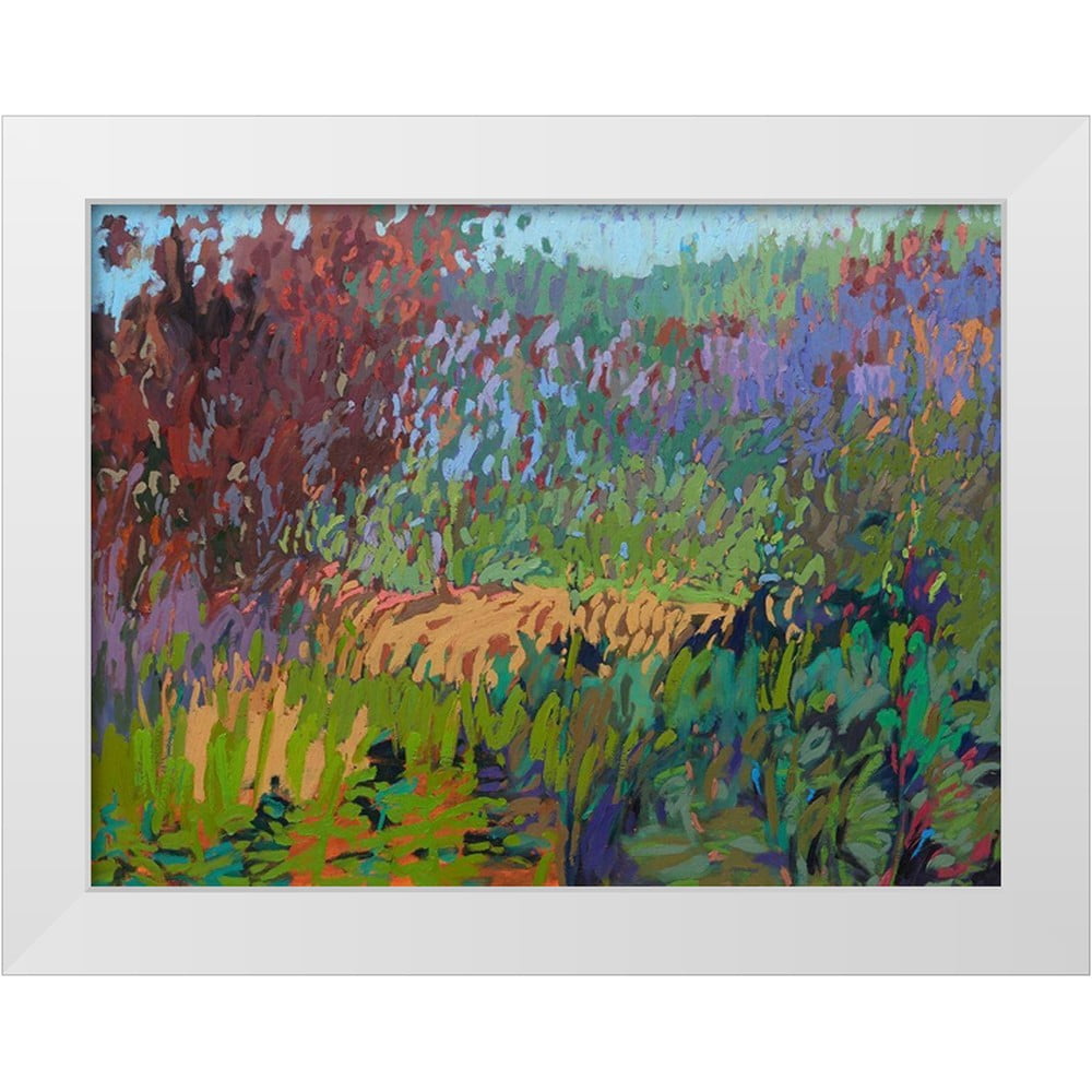 Schmidt, Jane 14x12 White Modern Wood Framed Museum Art Print Titled ...