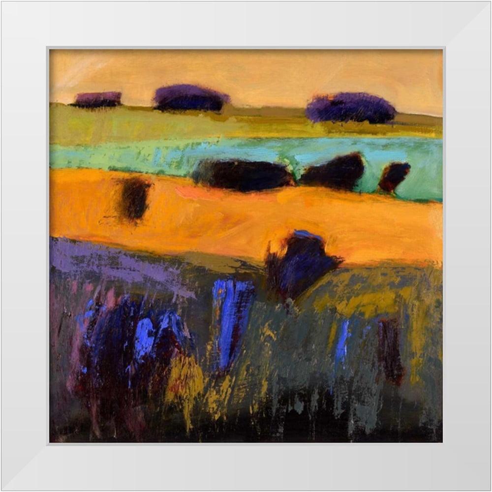 Schmidt, Jane 15x15 White Modern Wood Framed Museum Art Print Titled ...