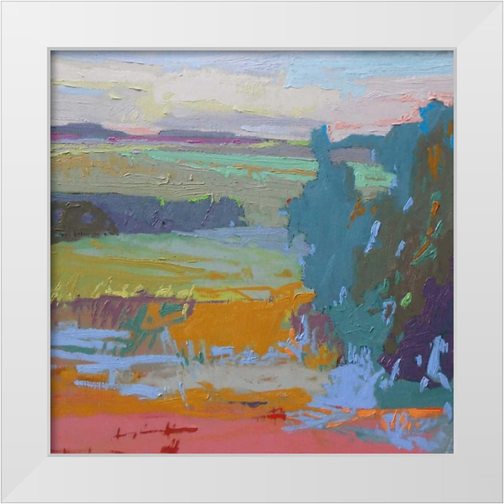 Schmidt, Jane 15x15 White Modern Wood Framed Museum Art Print Titled ...