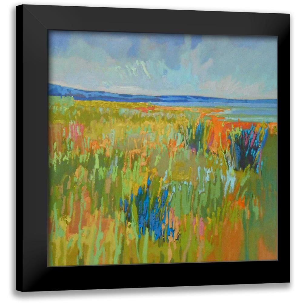 Schmidt, Jane 20x20 Black Modern Framed Museum Art Print Titled - Lake ...