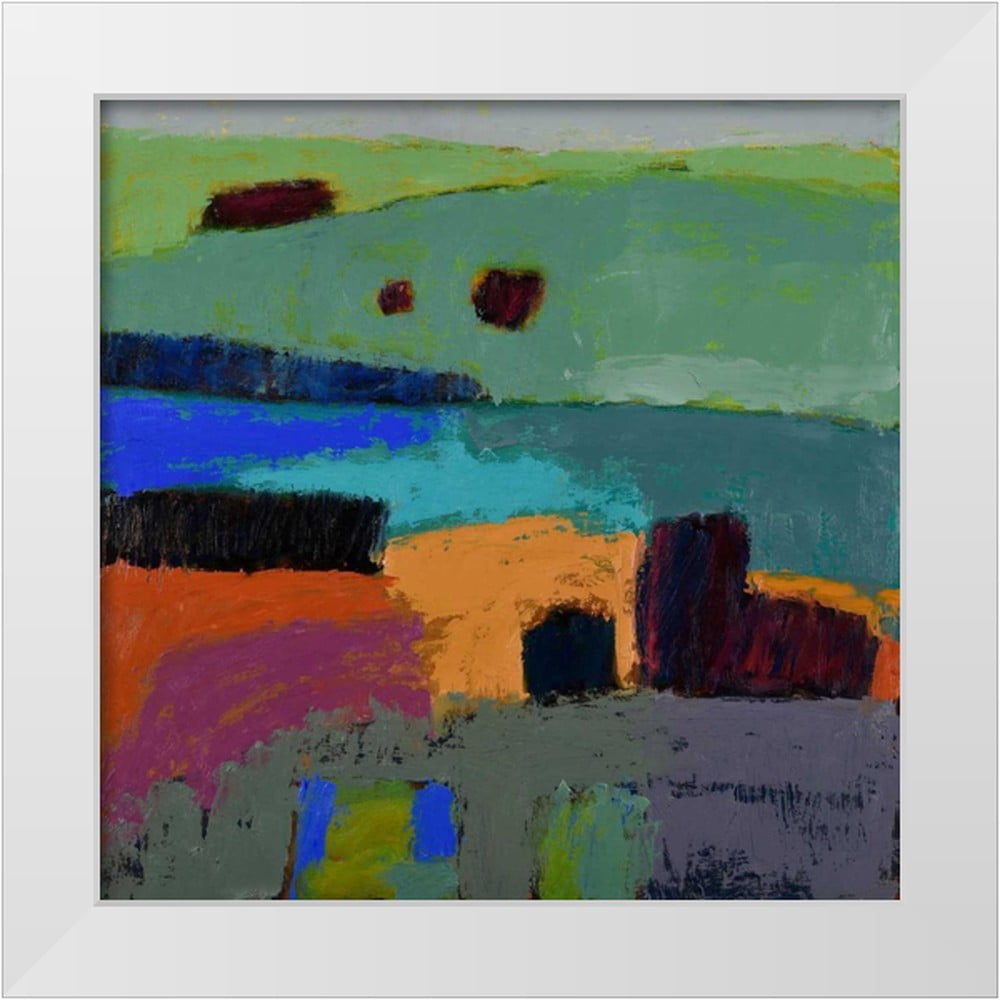 Schmidt, Jane 20x20 White Modern Wood Framed Museum Art Print Titled ...