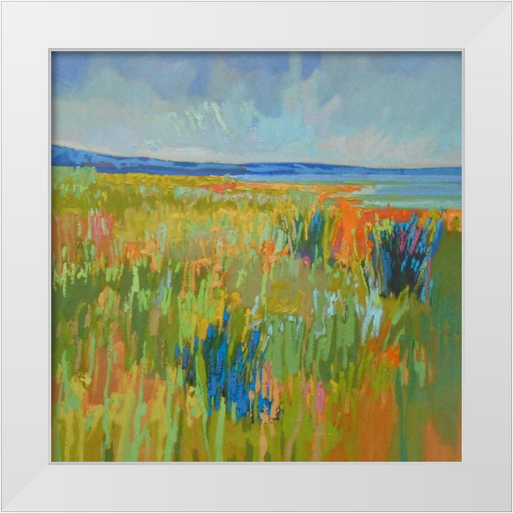 Schmidt, Jane 26x26 White Modern Wood Framed Museum Art Print Titled ...
