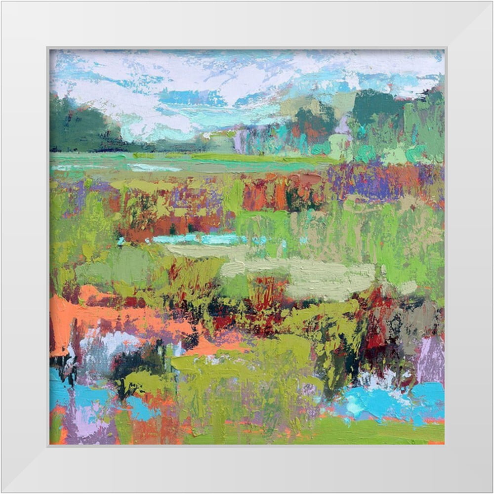Schmidt, Jane 26x26 White Modern Wood Framed Museum Art Print Titled ...