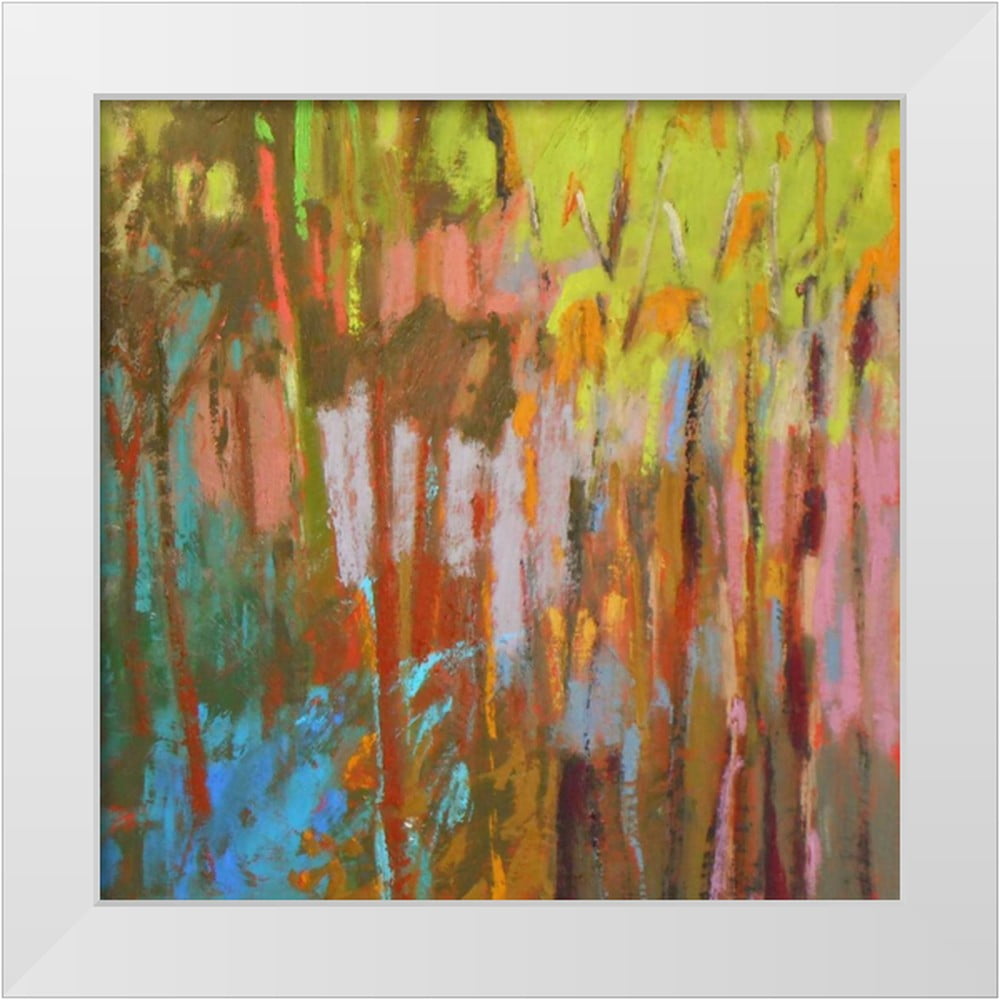 Schmidt, Jane 26x26 White Modern Wood Framed Museum Art Print Titled ...