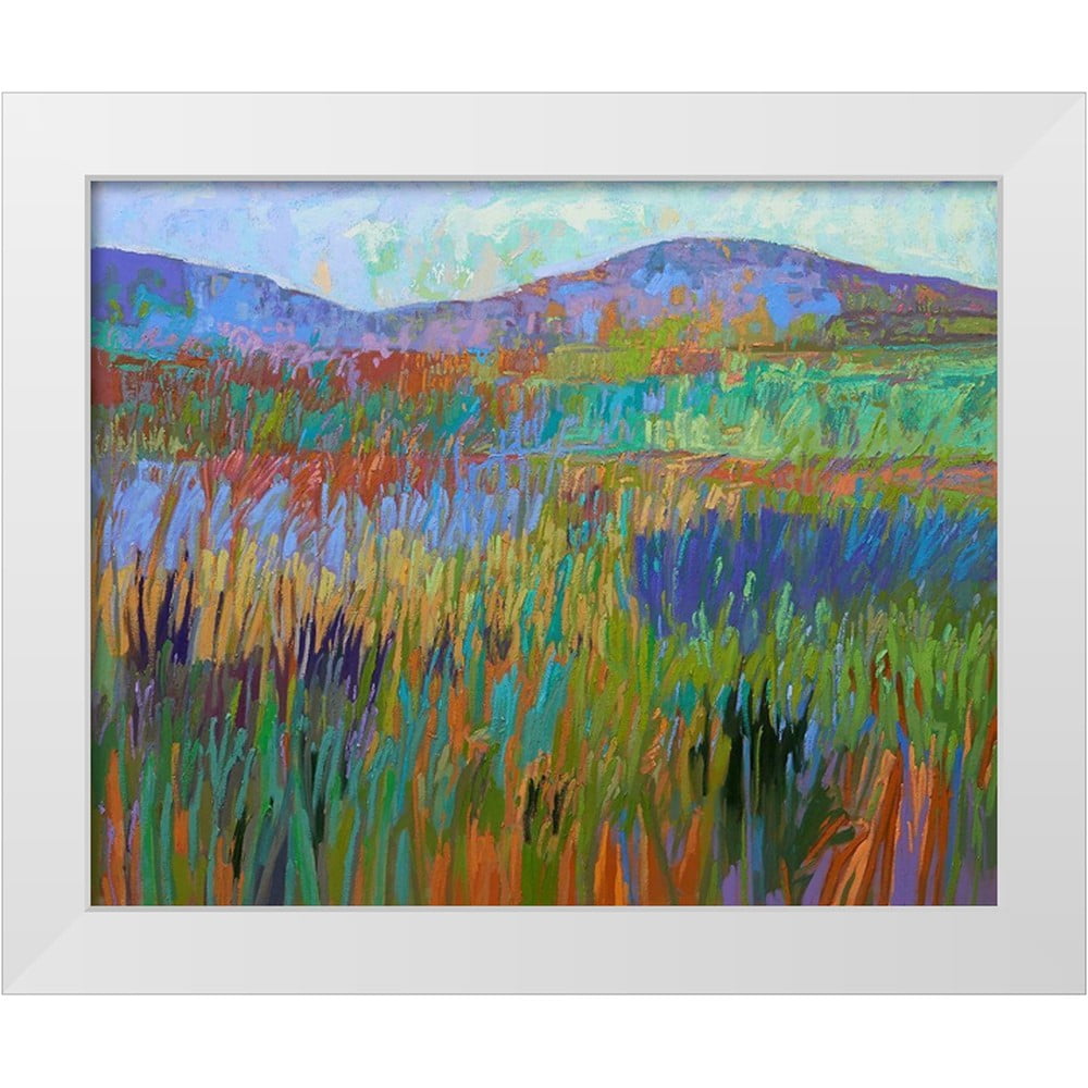 Schmidt, Jane 32x26 White Modern Wood Framed Museum Art Print Titled ...