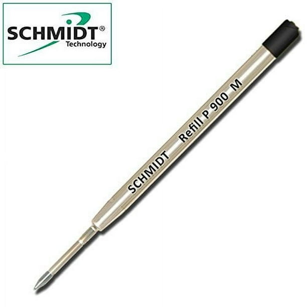 Schmidt P900 Ink Pen Refill for Parker Style Ballpoint Pens, Medium ...