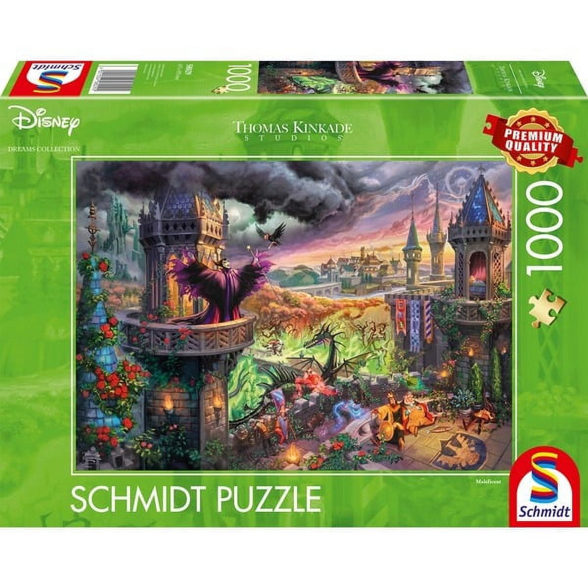 Schmidt Games - Thomas Kinkade Disney Maleficent 1000 Piece Jigsaw ...