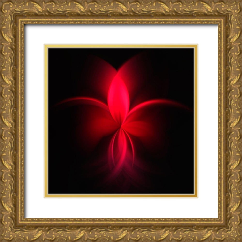 Schmidt, Renate M. 26x26 Gold Ornate Wood Framed with Double Matting ...