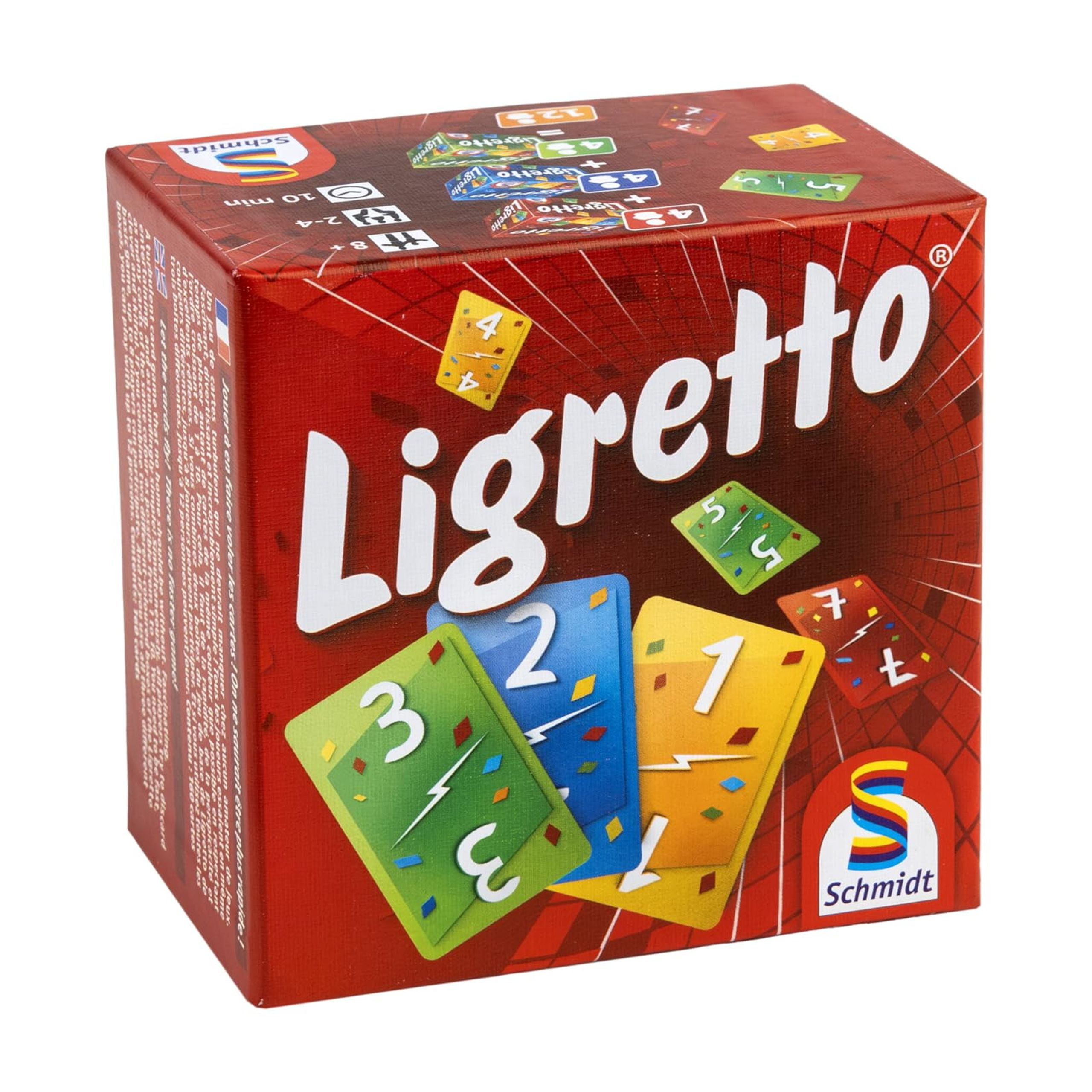Schmidt Spiele Ligretto: Red – Card Game 2-4 Players – 10 Minutes of ...