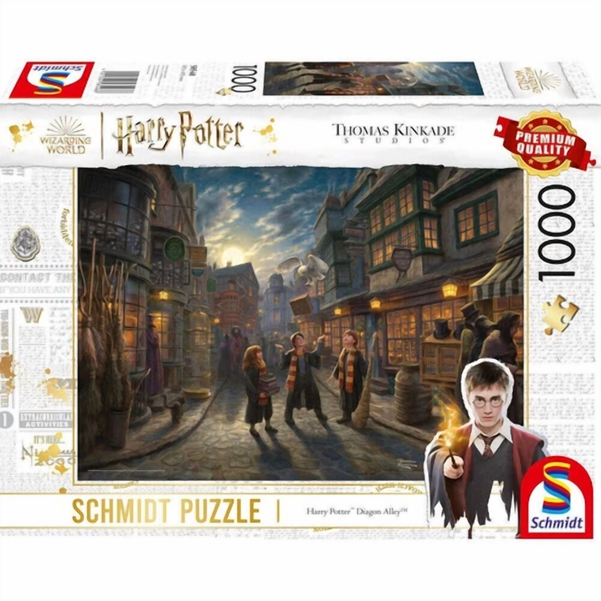 Schmidt Thomas Kinkade Harry Potter Puzzle 1000 pcs Diagon Alley ...