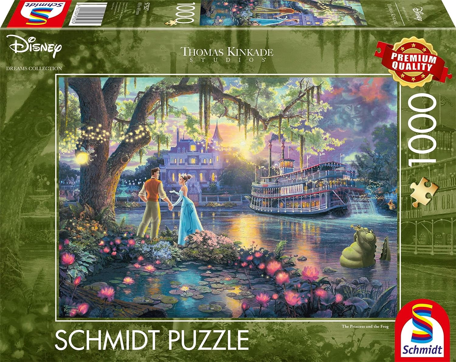 Schmidt jigsaw puzzle 57527 Thomas Kinkade, Disney, Frog King, The ...
