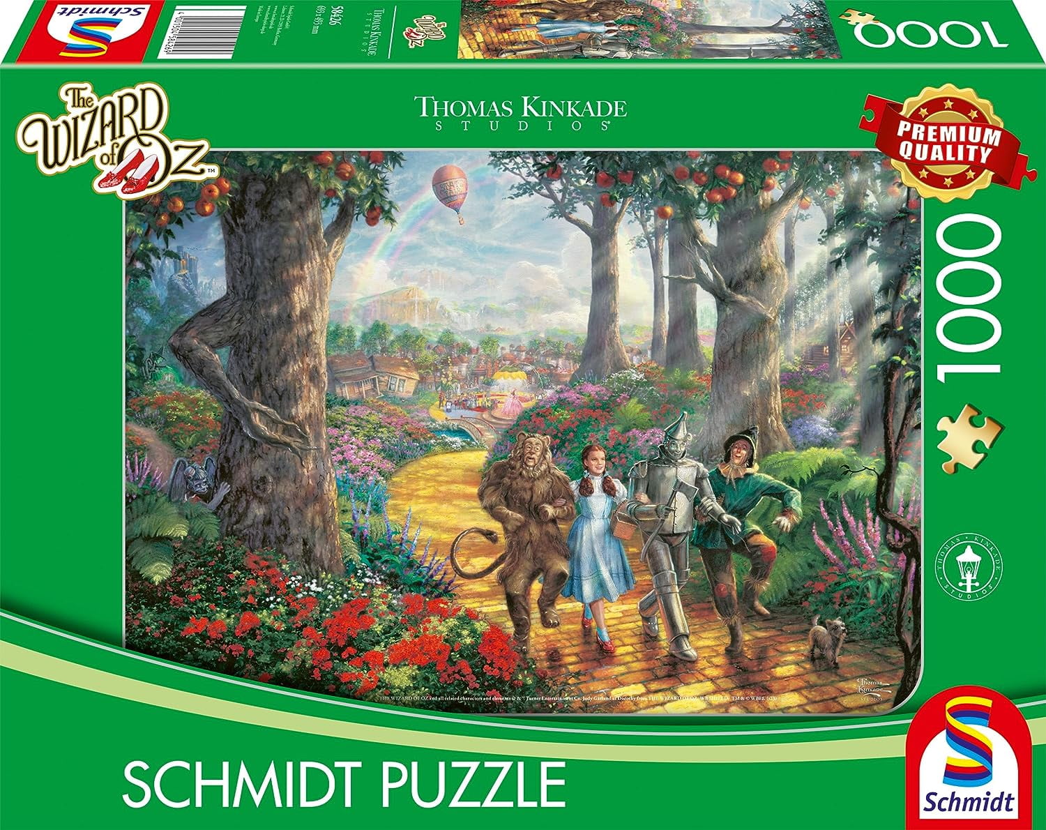 Schmidt Spiele 58426 Thomas Kinkade, Warner, Wizard of Oz, Follow the ...