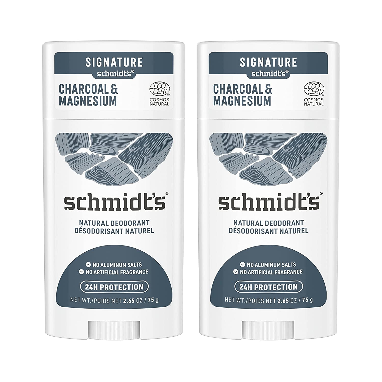 Schmidt's Deodorant Charcoal & Magnesium 2.65 Oz. ( Pack Of 2 ...