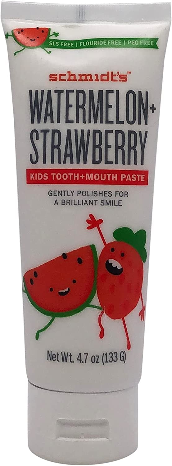 Schmidt's Good Watermelon Strawberry Toothpaste, 1 Ounce - Walmart.com