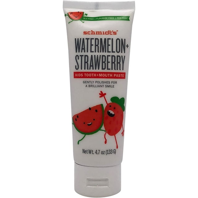 Schmidt's Good Watermelon Strawberry Toothpaste, 1 Ounce - Walmart.com