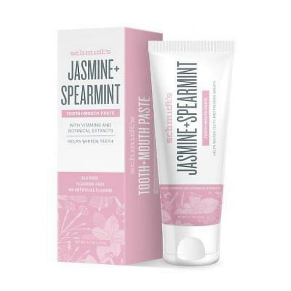 Schmidt's Jasmine Spearmint Toothpaste, 4.7 oz - Walmart.com
