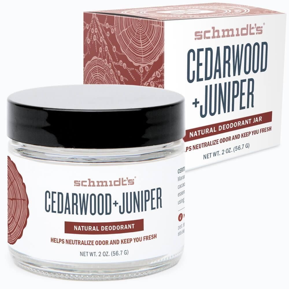 Schmidt's Natural Deodorant Jar Cedarwood Juniper Jar 2 oz - Walmart.com