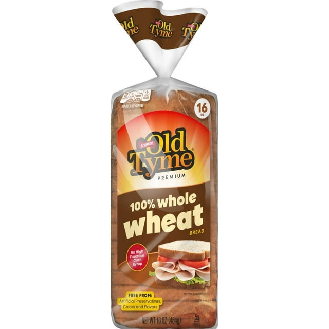 Schmidt's Old Tyme 100% Whole Wheat Bread 16 ounces - Walmart.com