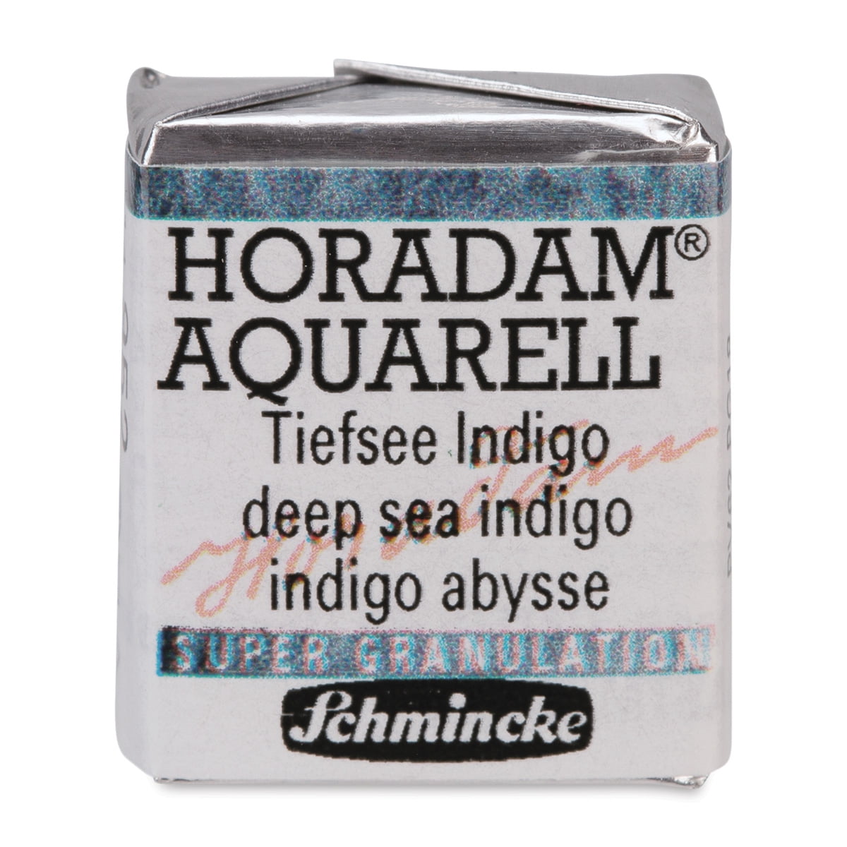 Schmincke Horadam Aquarell Watercolor - Deep Sea Indigo, Supergranulation, Half Pan - Walmart.com
