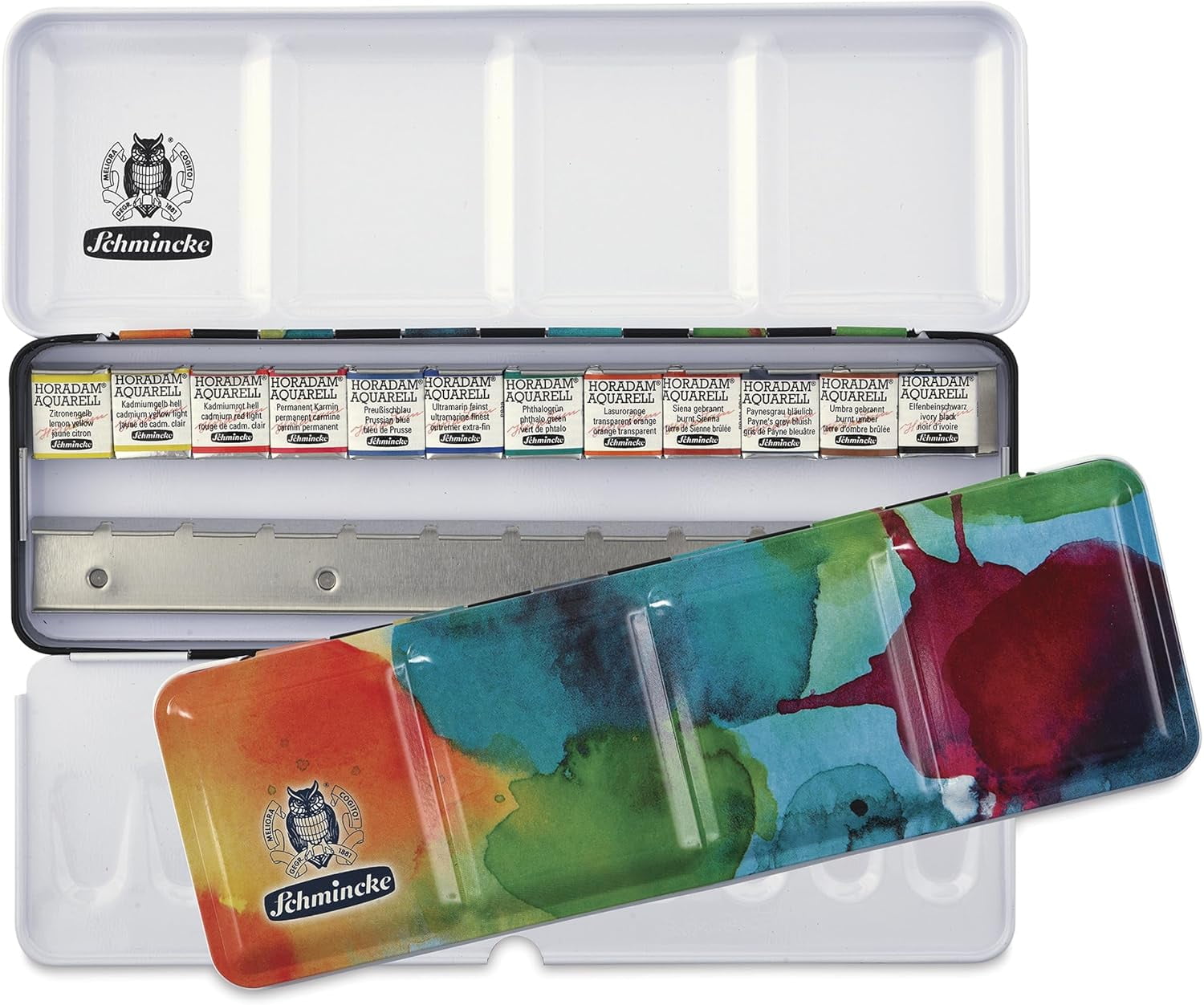 Schmincke Horadam Aquarell Watercolor Pans - Blick Exclusive! Set of 12 ...