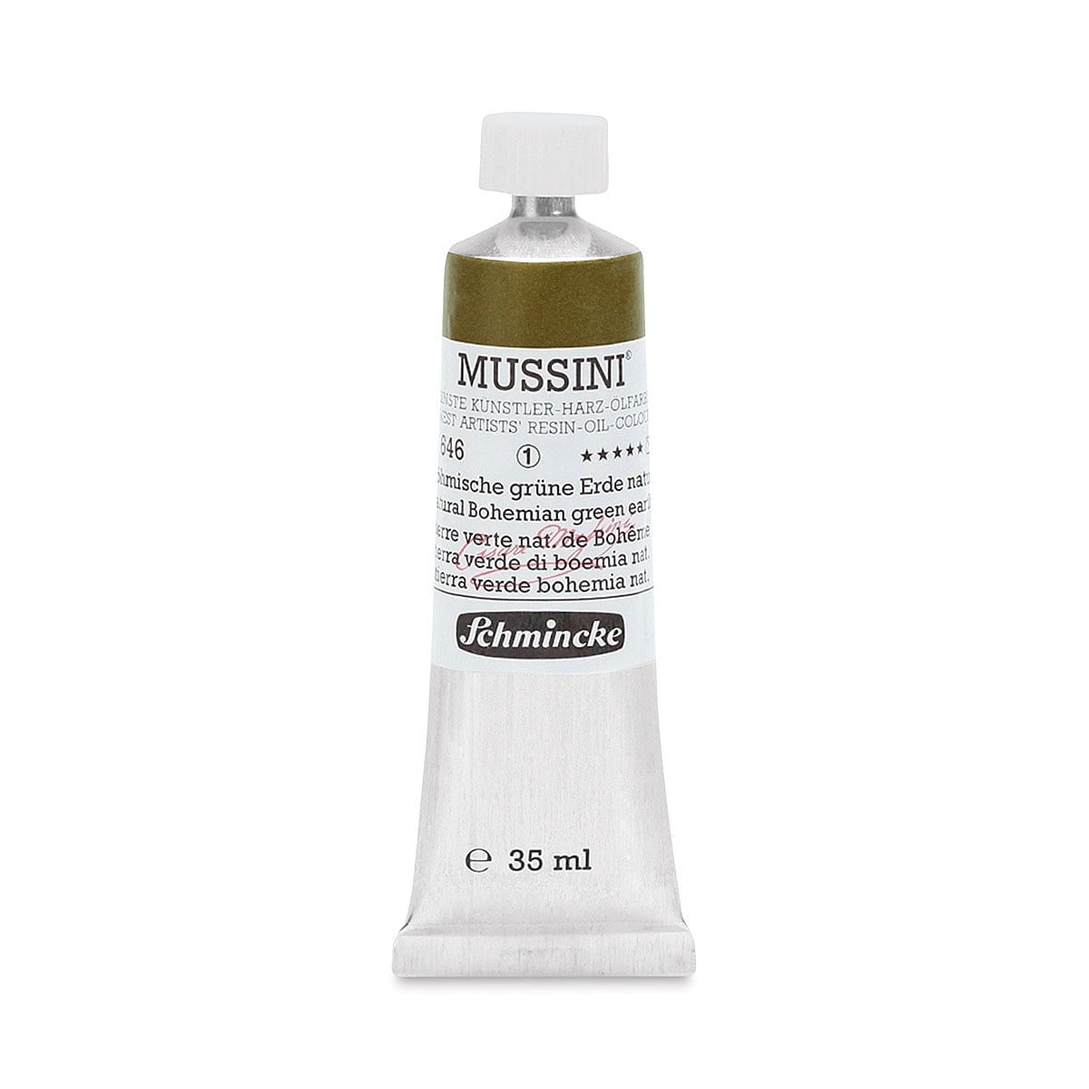 Schmincke Mussini Oil Color - Natural Bohemian Green Earth, 35 ml tube ...
