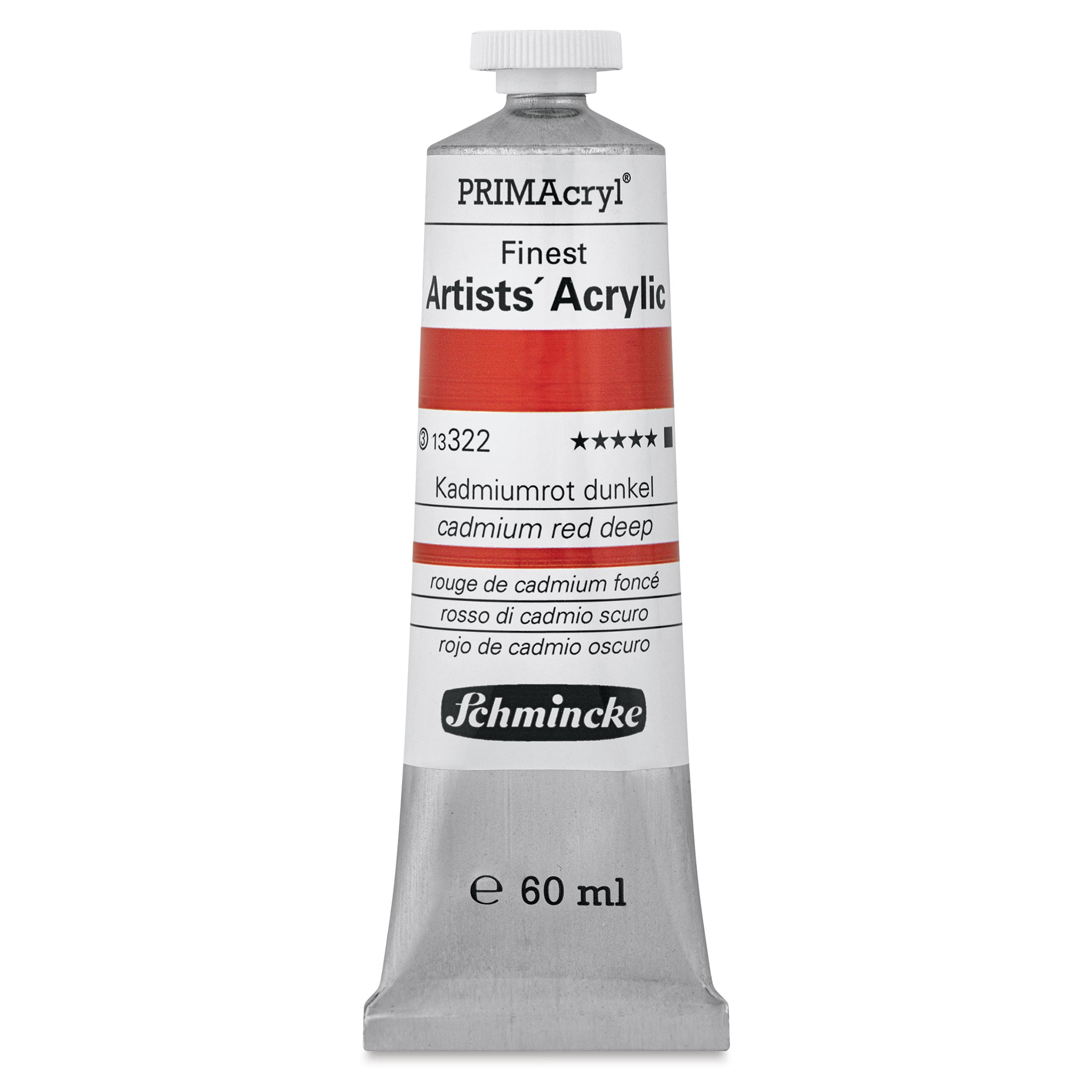 Schmincke Primacryl Finest Artists' Acrylic Paint - Cadmium Red Deep ...