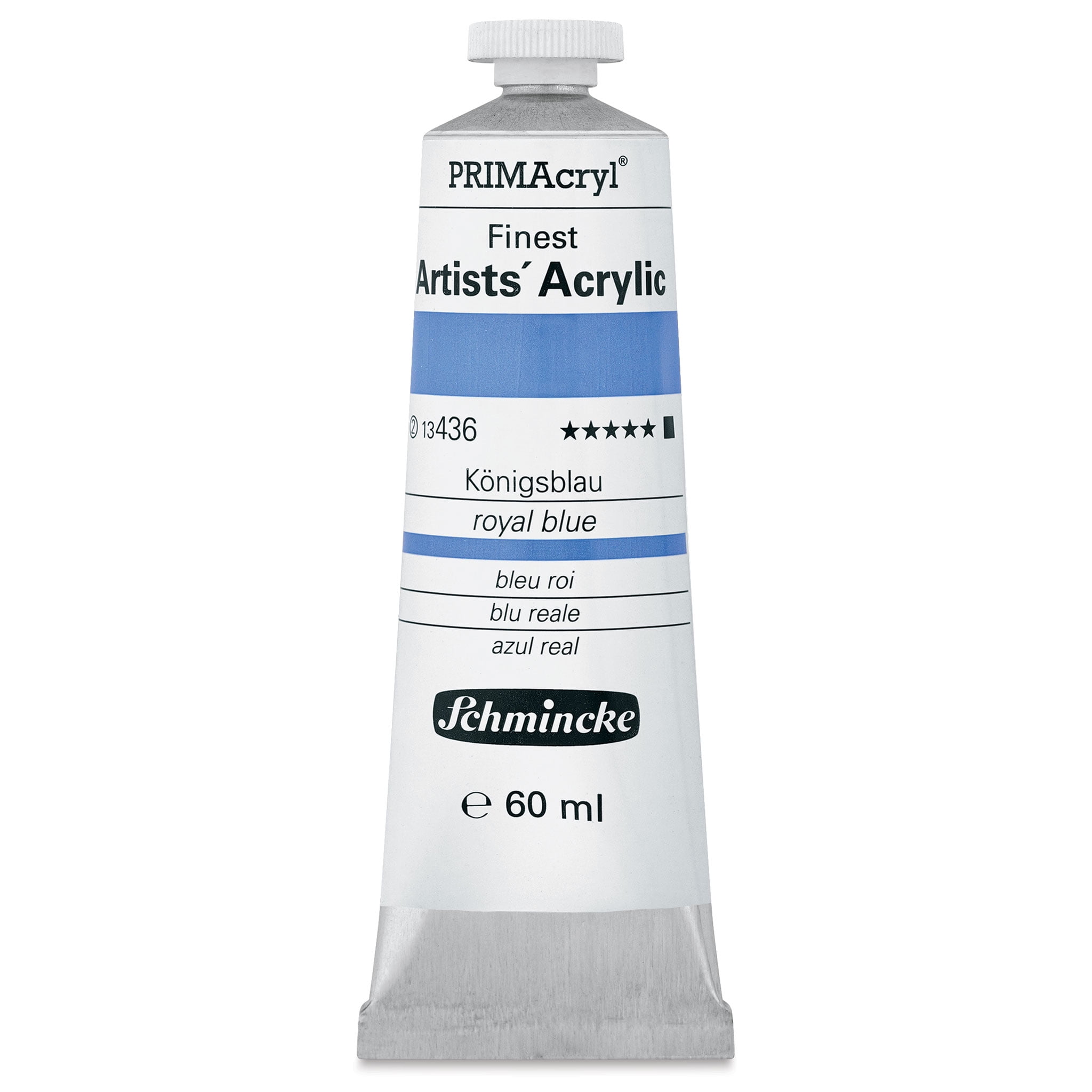 Schmincke Primacryl Finest Artists' Acrylic Paint - Royal Blue, 60 ml ...