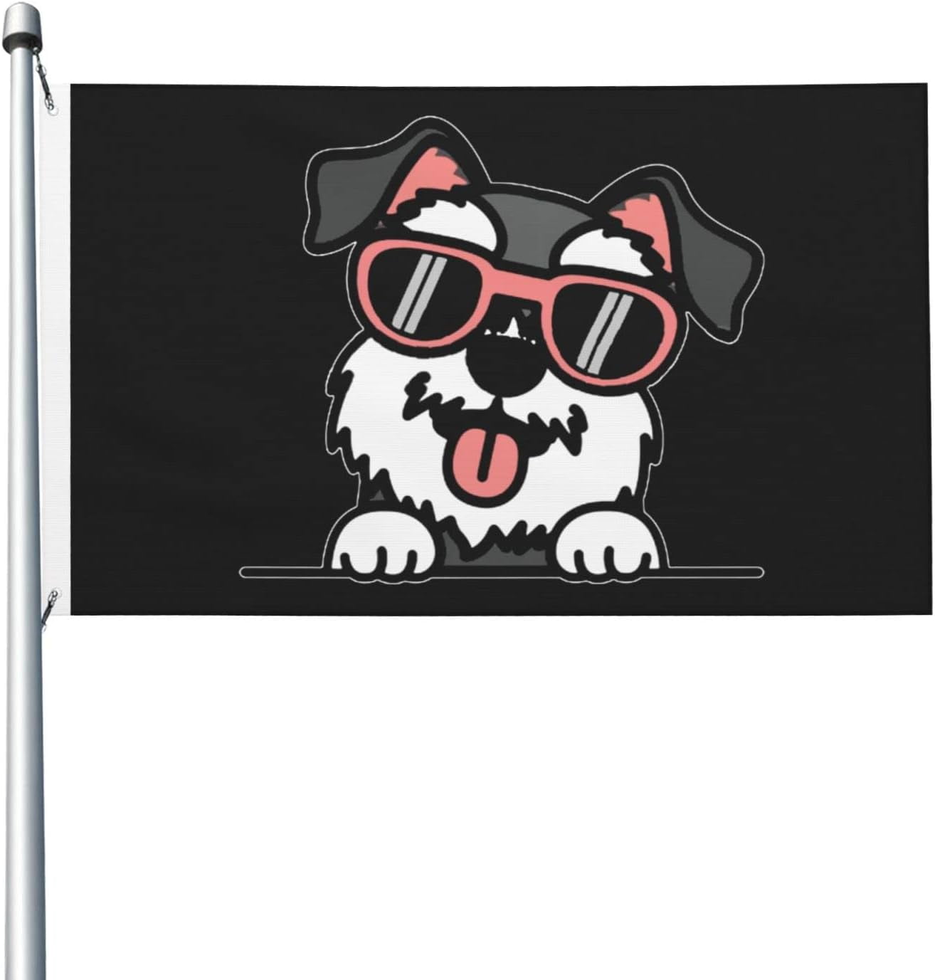 Schnauzer Flag 3x5 Ft Outdoor Decoration Banner Yard Flag With Grommets ...