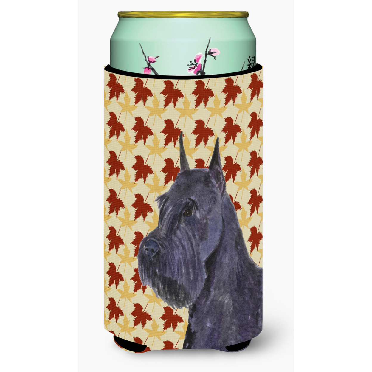 Schnauzer Giant Fall Leaves Portrait Tall Boy Hugger - Walmart.com