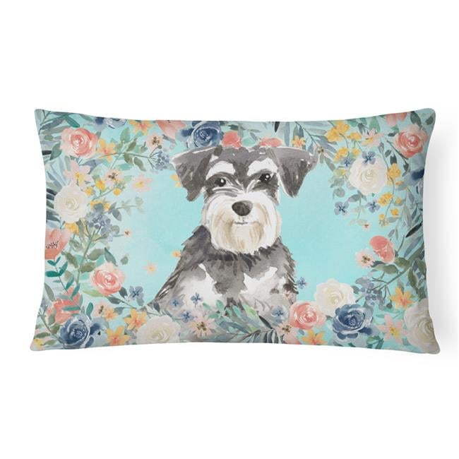 Schnauzer No.2 Canvas Fabric Decorative Pillow - Walmart.com
