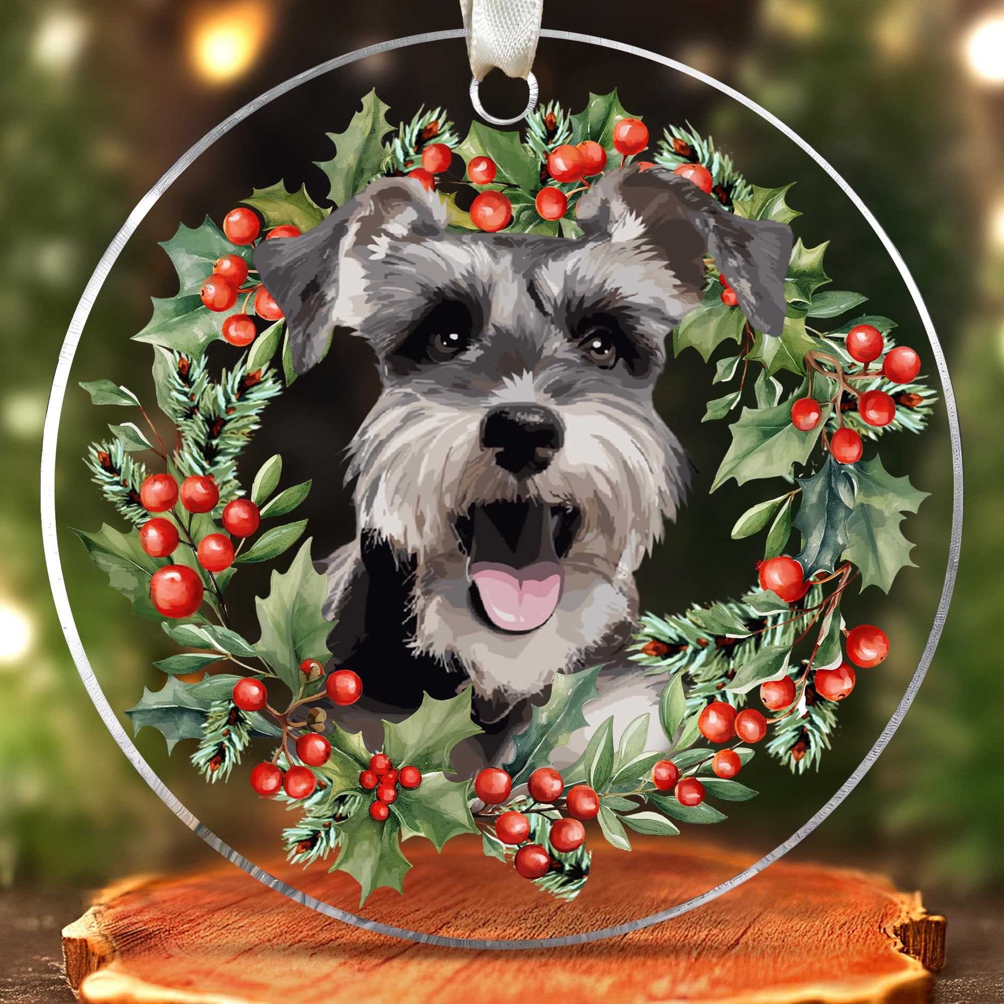 Schnauzer Ornaments - Dog Ornaments for Christmas Tree - Dog Lovers ...