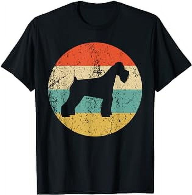 Schnauzer Shirt - Vintage Retro Schnauzer Dog T-Shirt - Walmart.com