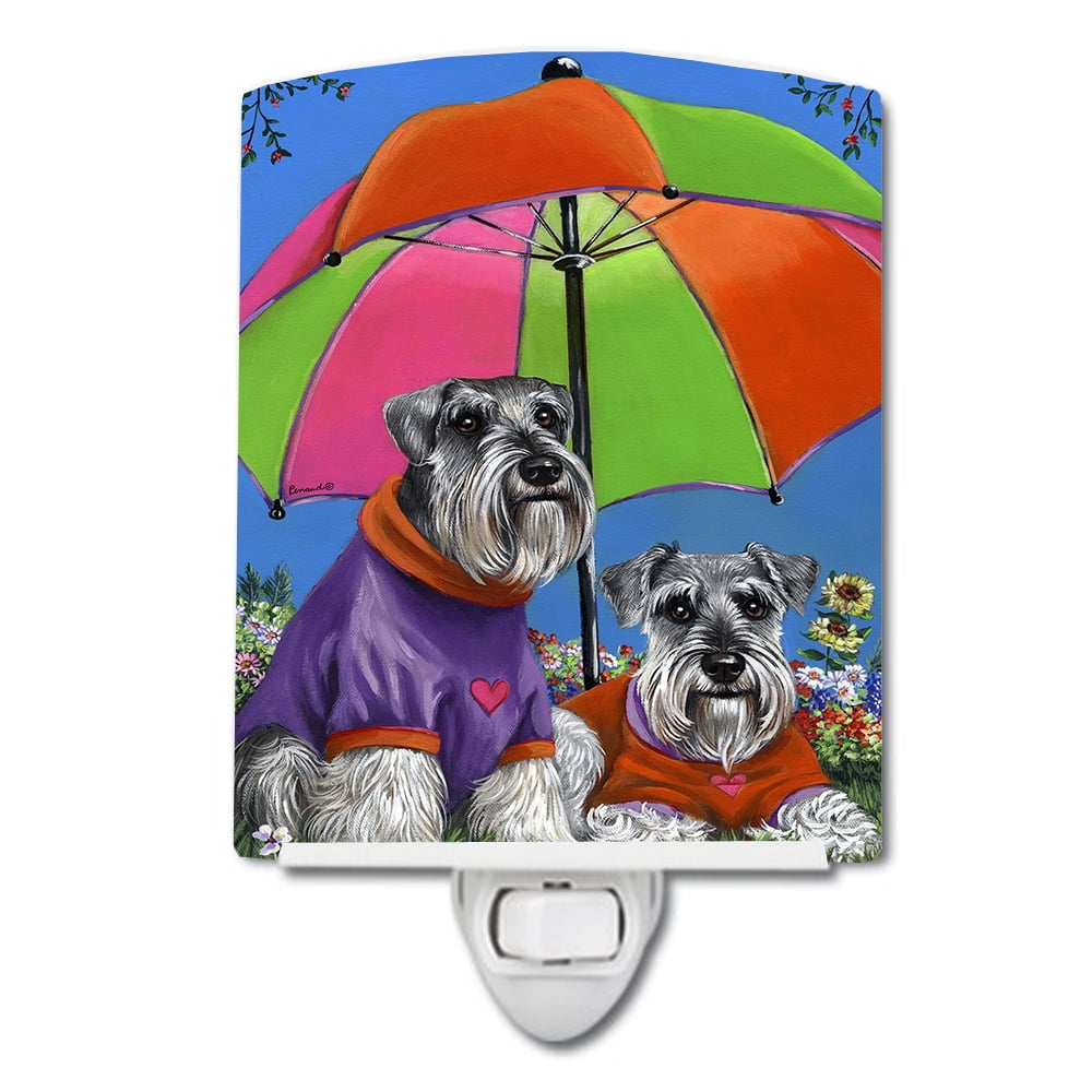 Schnauzer Soulmates Ceramic Night Light - Walmart.com