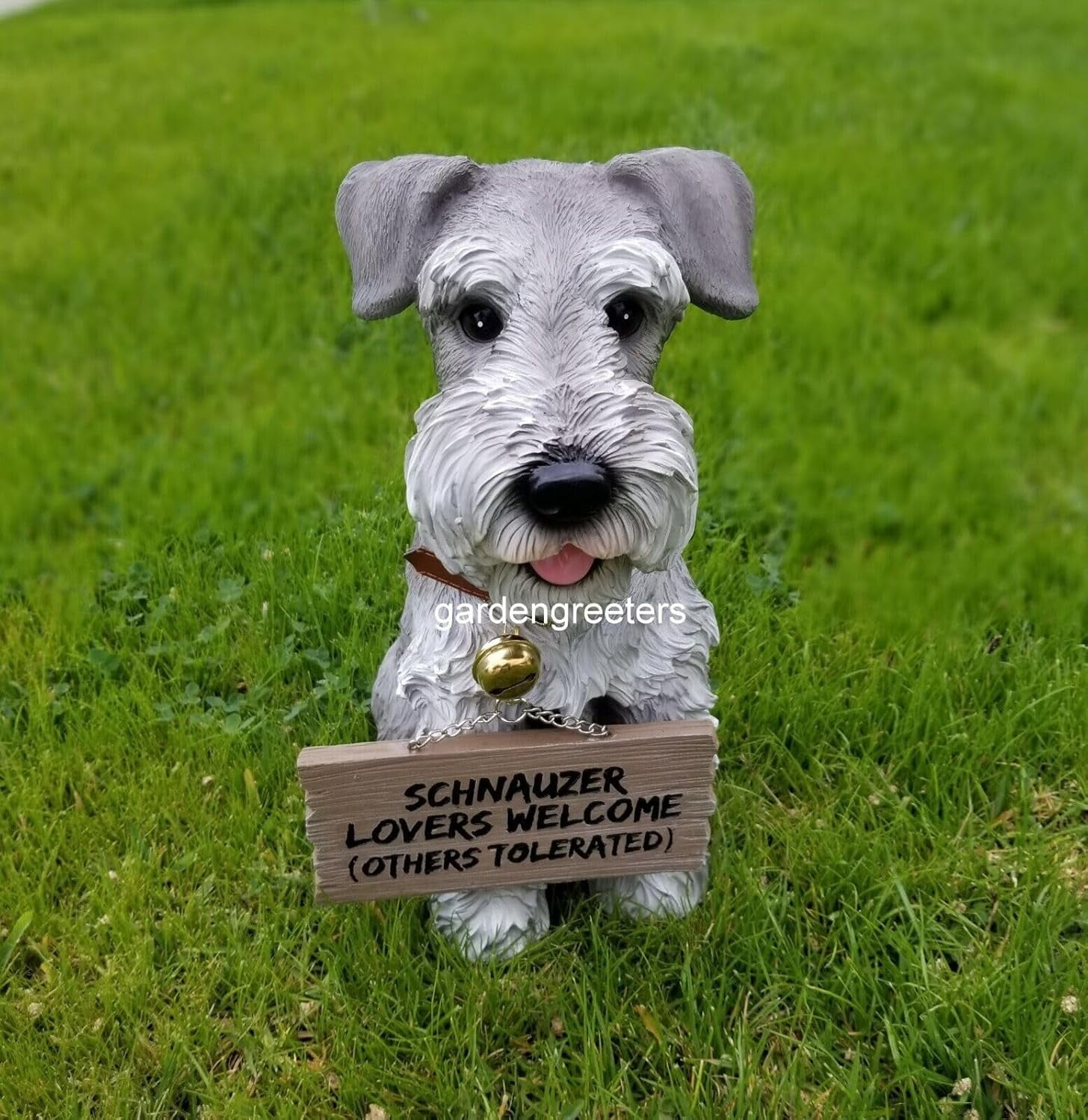 Schnauzer Statue, Polyresin, Collectible Figurines, Figurine, Statue, Gray - Walmart.com
