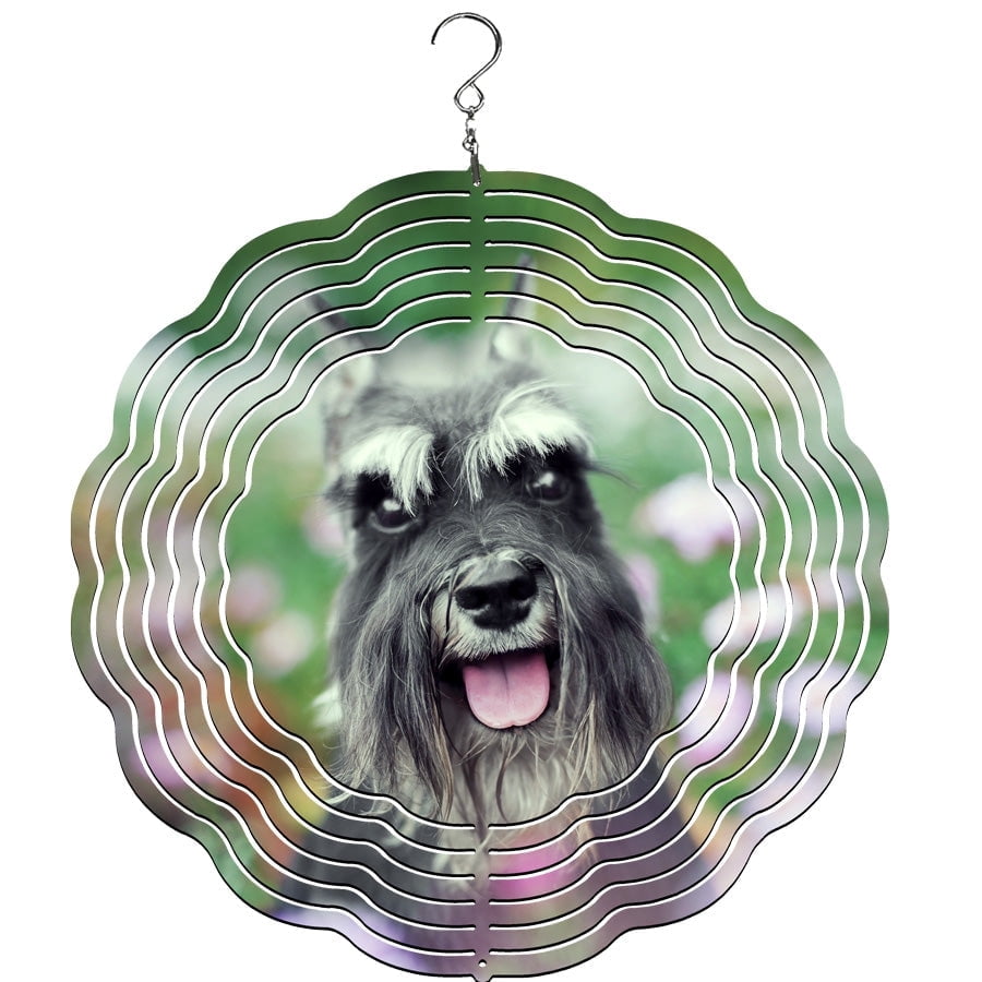 Schnauzer Wind Spinner, Garden Décor, Yard Décor, Porch Decor - Walmart.com