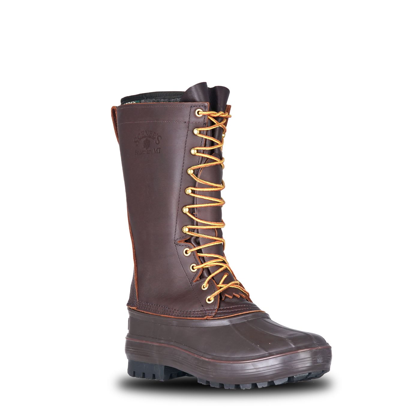 Schnee's Hunter II Brown PAC Boot, 13Inch Height, Durable Leather Upper ...