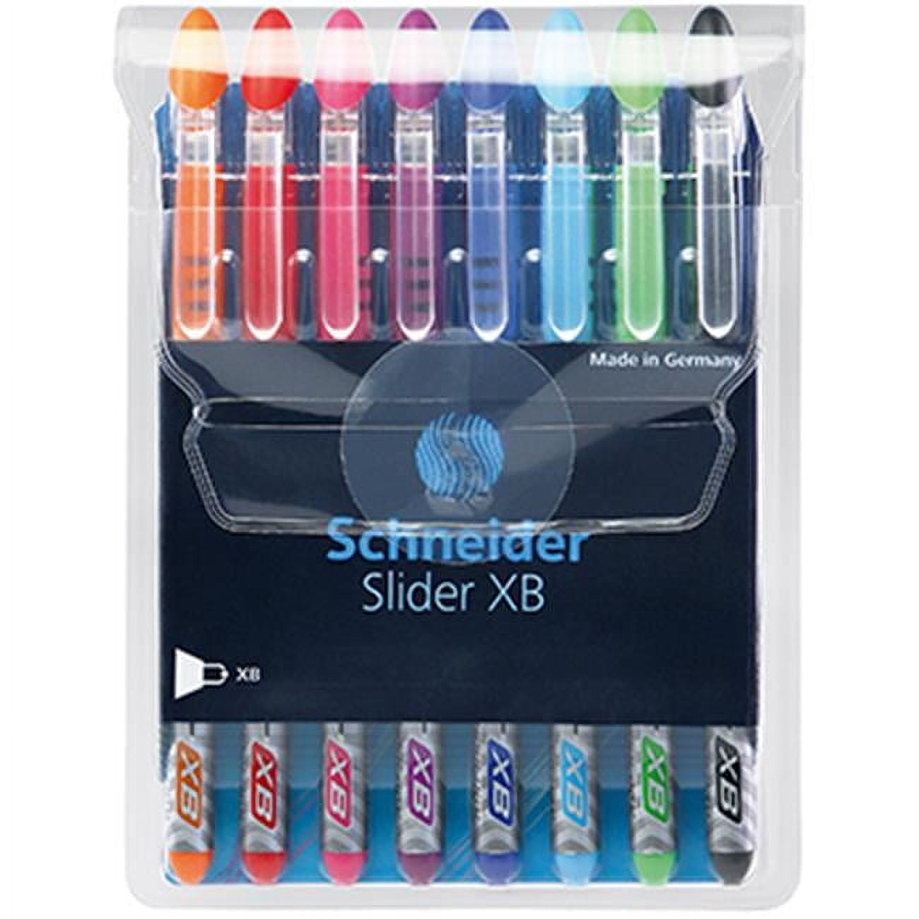 Schneider 8 Color Assortment Slider Xb Ballpoint Pens - Walmart.com