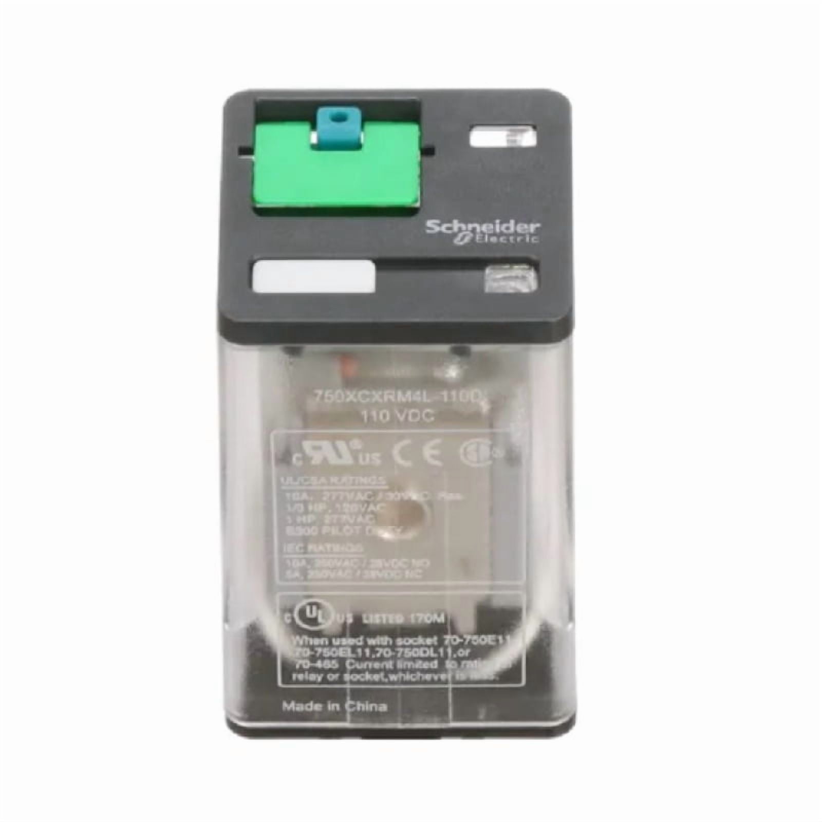 Schneider Electric 11 Pin Universal Relay 3PDT 110DC 10A 250VAC ...